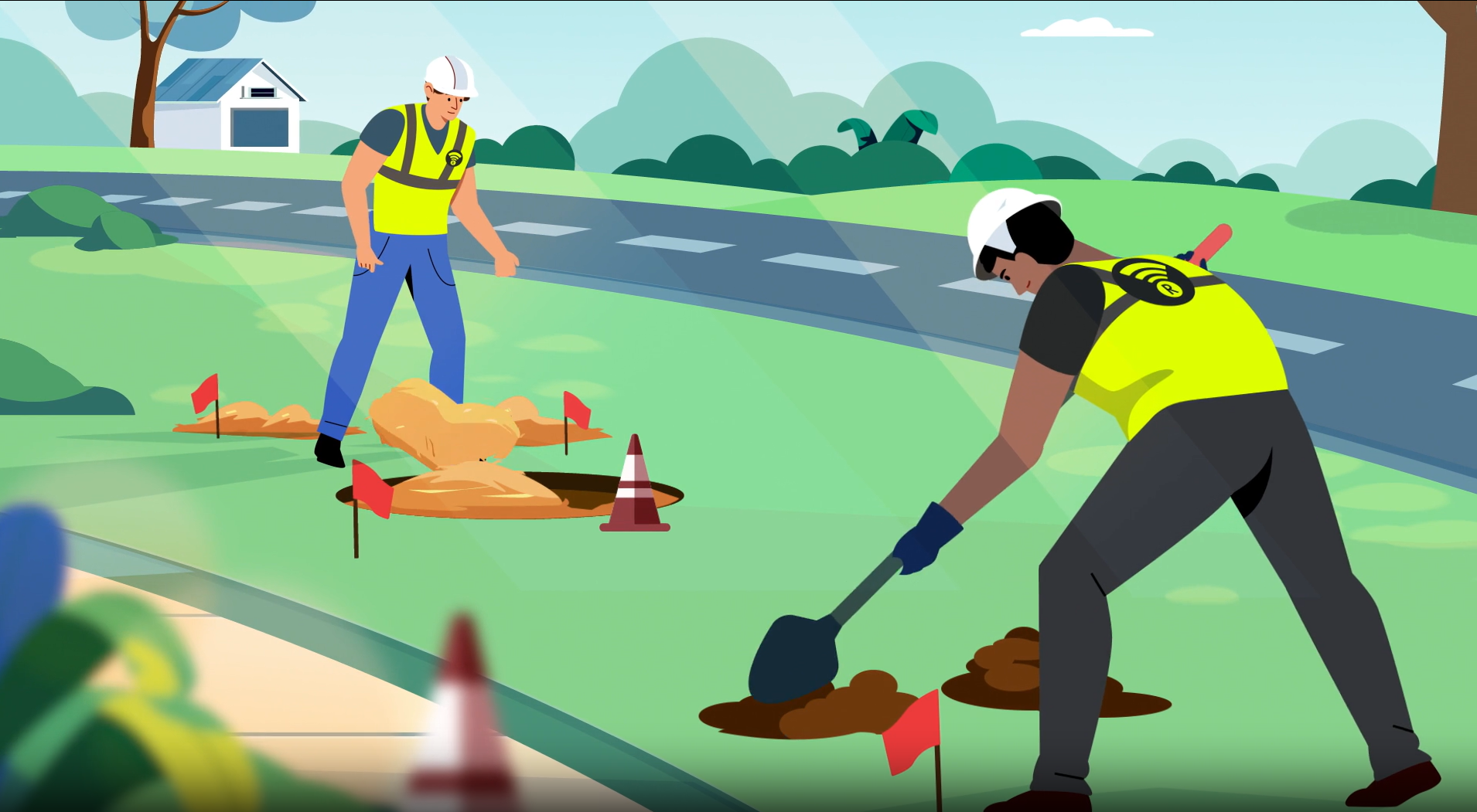 Fiber Internet Installation and Construction | Ripple Fiber