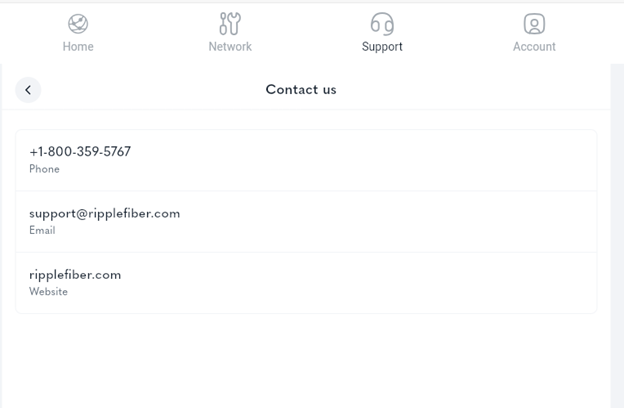 Support | Ripple Fiber